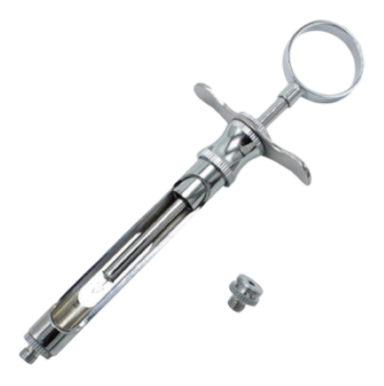 JERINGA CARPULE ARTICULADA CON SUCTOR CON ARGOLLA - Dental Global